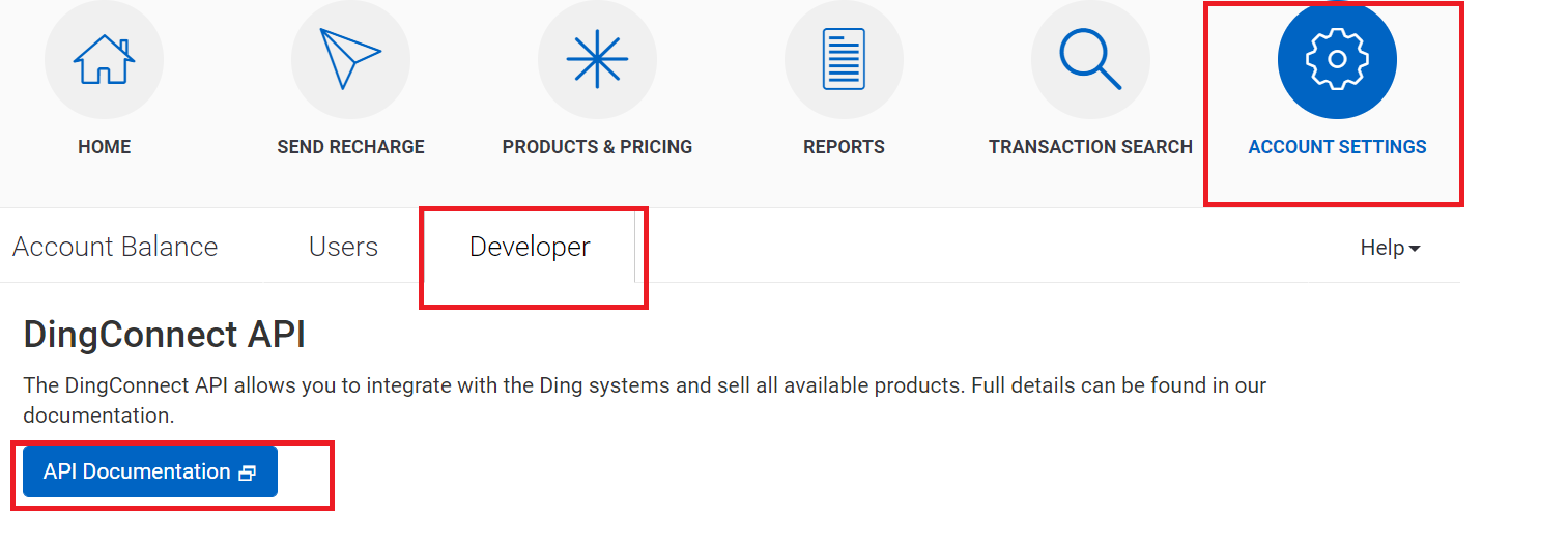 Where can I find API documentation? – DingConnect